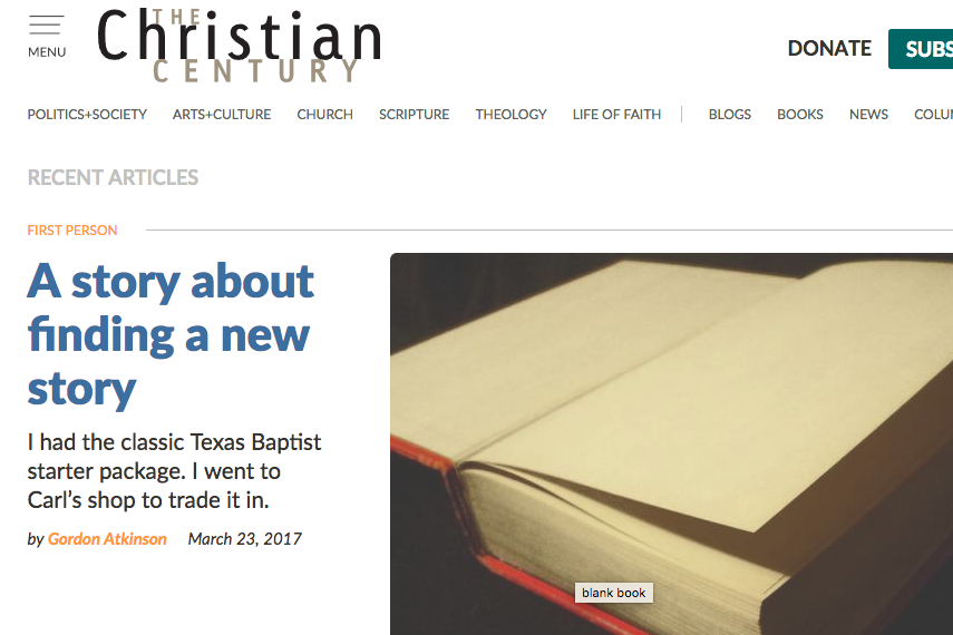 Gordon Atkinson – The website of Gordon Atkinson – Writer